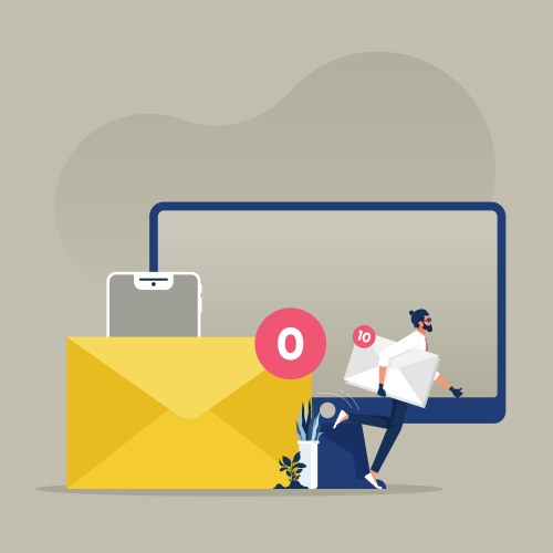 Cyber crime cartoons concept Royalty Free Vector Image