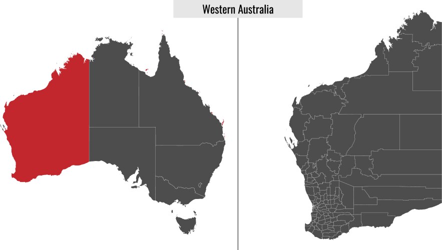 Western Australia Outline Vector Images (over 170)