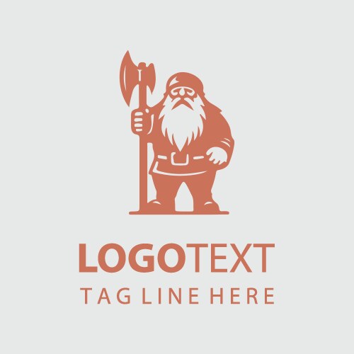 Dwarf logo Royalty Free Vector Image - VectorStock