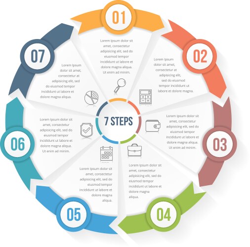 Infographic Seven Vector Images (over 5,800)