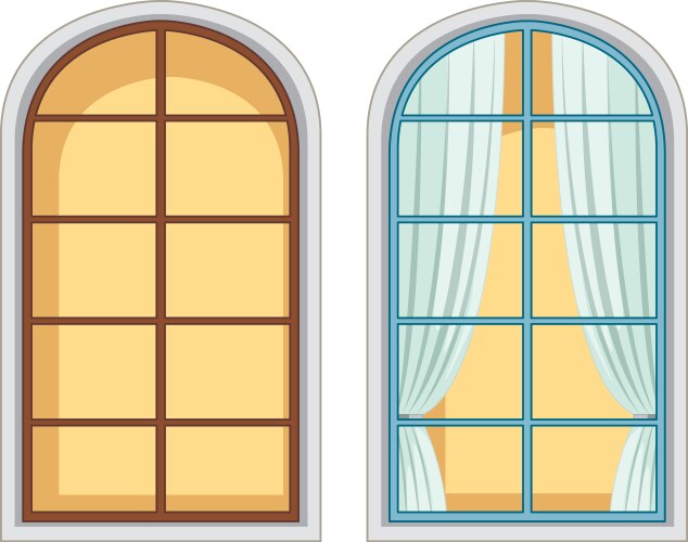 Window Curtain Clipart Vector Images (over 290)