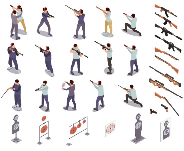 Shooting Range Target Practice Vector Images (over 3,300)