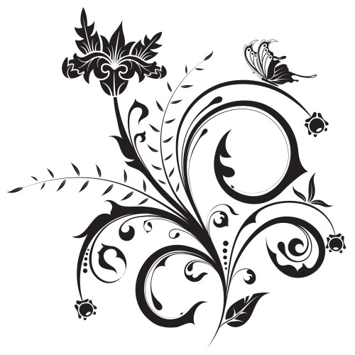 Floral Royalty Free Vector Image - VectorStock