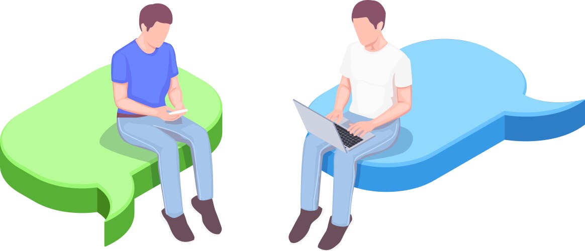 Rebranding of the famous social network logo Vector Image