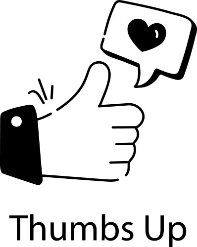 Good impression Royalty Free Vector Image - VectorStock