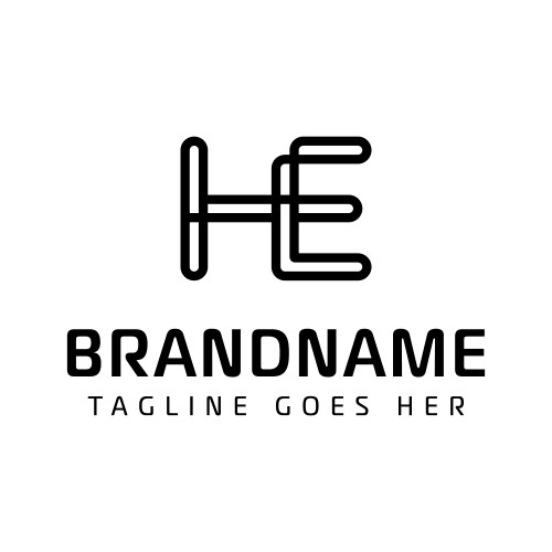 He Monogram Vector Images (over 2,100)