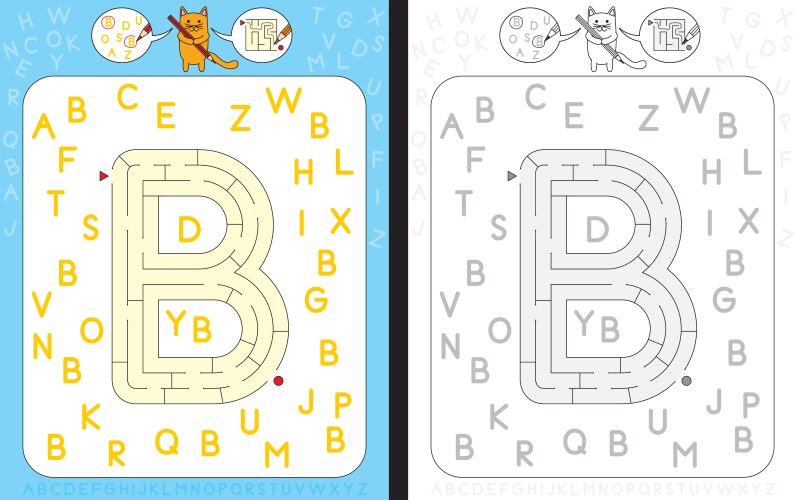 Maze Letter Vector Images (over 5,700)