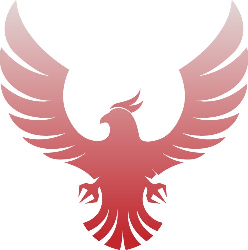Phoenix raise logo Royalty Free Vector Image - VectorStock