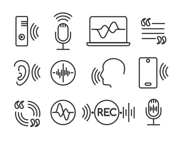 Voice Recognition Vector Images (over 7,100)