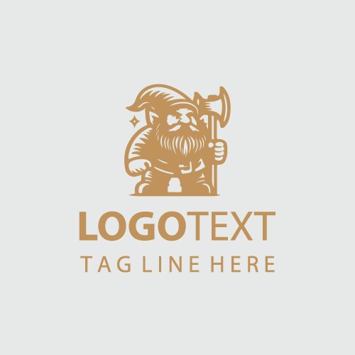 Dwarf logo Royalty Free Vector Image - VectorStock