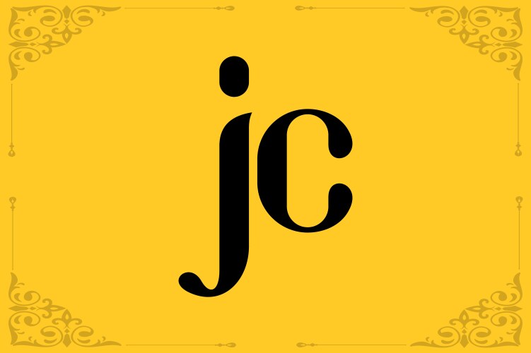Jc Symbol Logo Monogram Vector Images (over 1,600)
