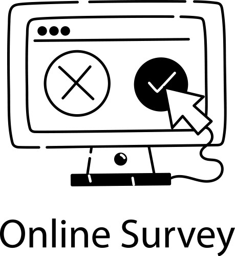 Client survey Royalty Free Vector Image - VectorStock