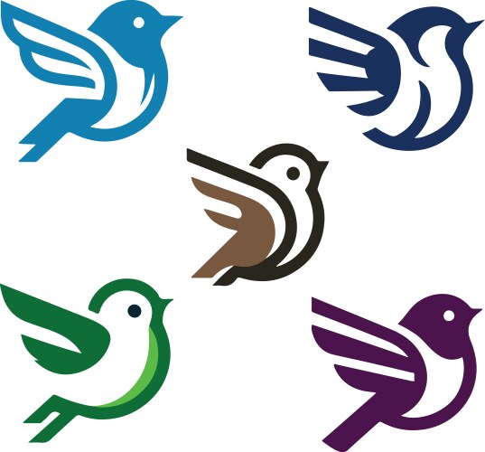 Hummingbird logo Royalty Free Vector Image - VectorStock