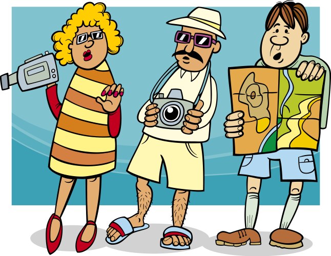Tourist Cartoon Vector Images (over 58,000)