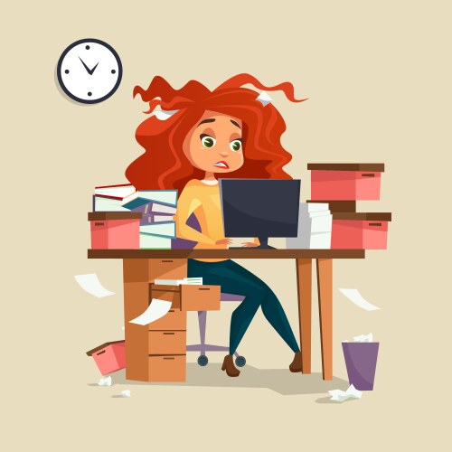 Stress Cartoon Vector Images (over 58,000)