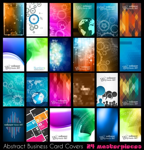 Concept business card Royalty Free Vector Image