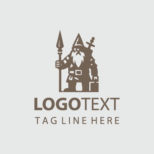 Dwarf logo Royalty Free Vector Image - VectorStock