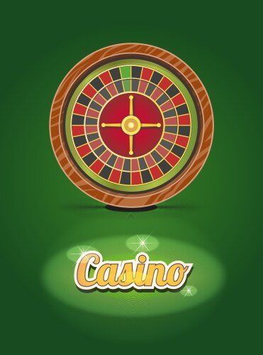 Realistic roulette isolated Royalty Free Vector Image