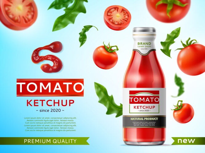 Tomato Sauce Bottle Vector Images (over 10,000)