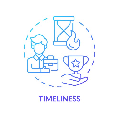 Available at any time concept icon Royalty Free Vector Image