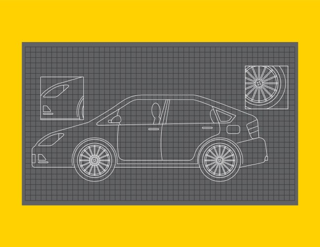 Top View Car Line Drawing Vector Images (over 140)