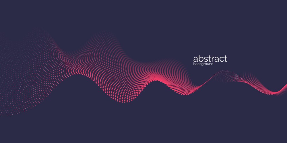 Abstract background with dynamic waves Royalty Free Vector