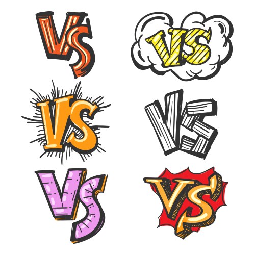 Vs Cartoon Vector Images (over 4,200)