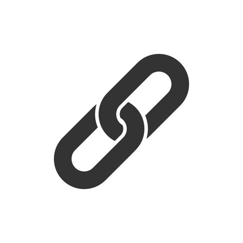 Link icon Royalty Free Vector Image - VectorStock