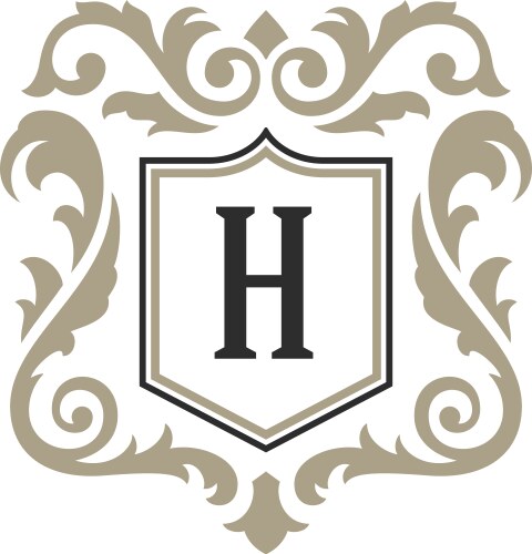 Royal queen letters and crown logo Royalty Free Vector Image