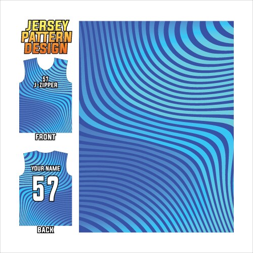 Jersey printing design pattern Royalty Free Vector Image