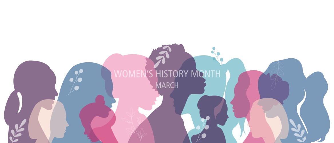 Womens history month Royalty Free Vector Image