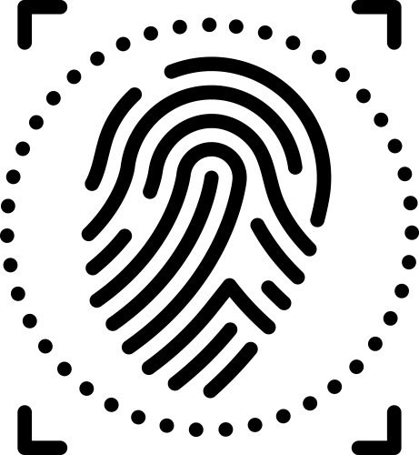 Biometric Royalty Free Vector Image - VectorStock
