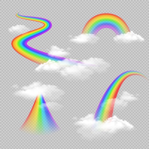 Realistic Rainbow Vector Images (over 13,000)