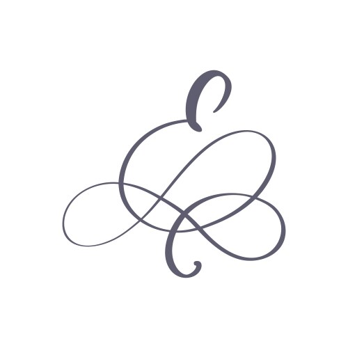 E Calligraphy Font Style Vector Images (over 1,700)