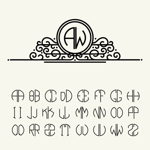 Old school tattoo alphabet letters Royalty Free Vector Image