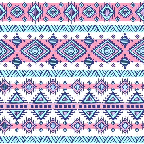 Seamless aztec pattern Royalty Free Vector Image