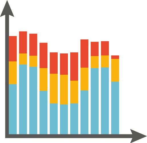 Perfect statistics presentation Royalty Free Vector Image