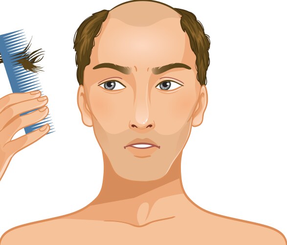 Hair care treatment Royalty Free Vector Image - VectorStock