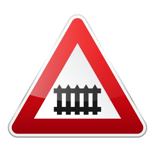 Danger road sign Royalty Free Vector Image - VectorStock