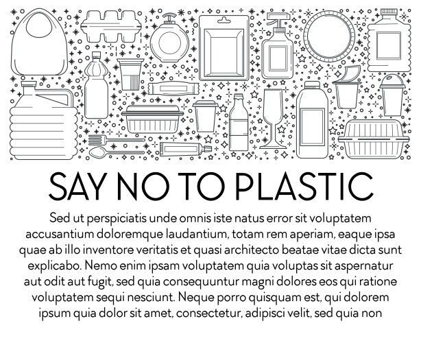 Say no to Plastic Posters Vector Images (over 710)