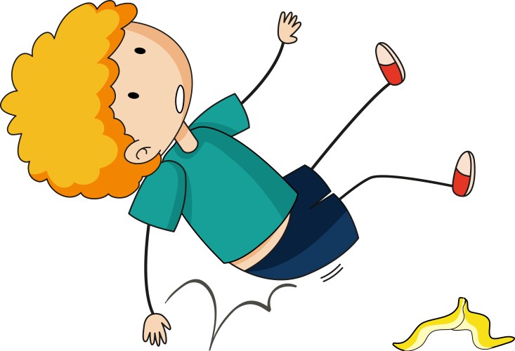 Cartoon Boy Fall Down Vector Images (over 290)