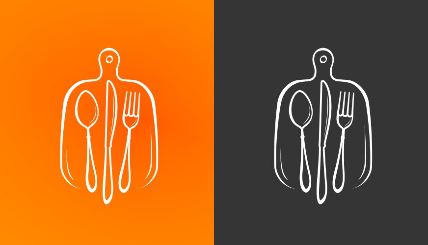 Bon appetit logo label for design menu restaurant Vector Image