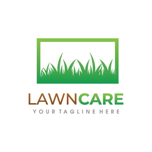 Lawn care symbol Royalty Free Vector Image - VectorStock