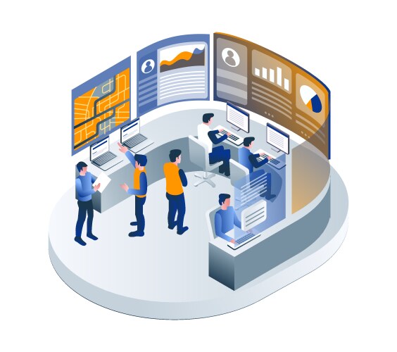 Security Operations Center Vector Images (over 840)