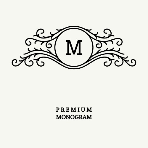 Letter nn wedding monogram logo design Royalty Free Vector