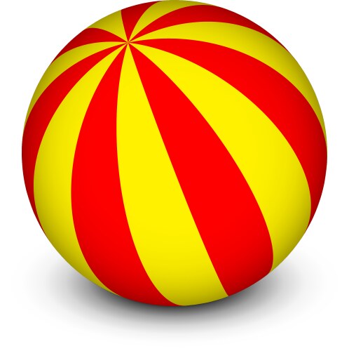 Beach ball Royalty Free Vector Image - VectorStock