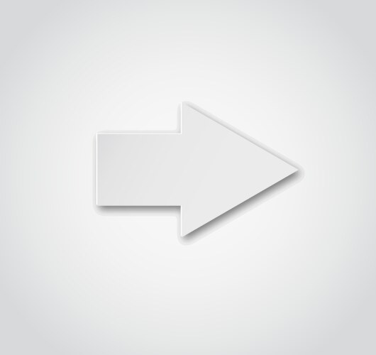 Forward icon right arrow line next symbol Vector Image