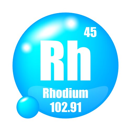 Chlorine icon cl chemical element atomic number Vector Image