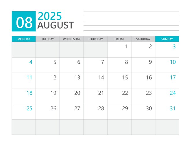 August 2025 Vector Images (over 2,800)