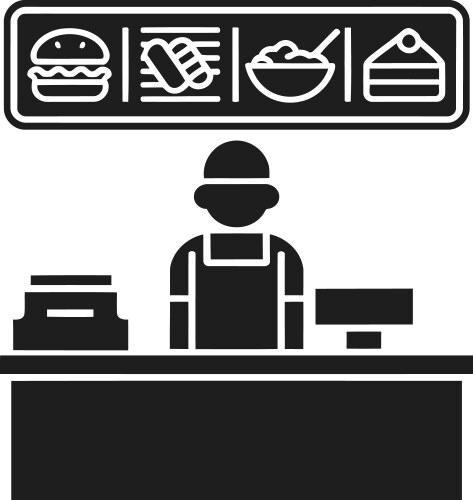 Fast Food Counter Vector Images (over 1,500)